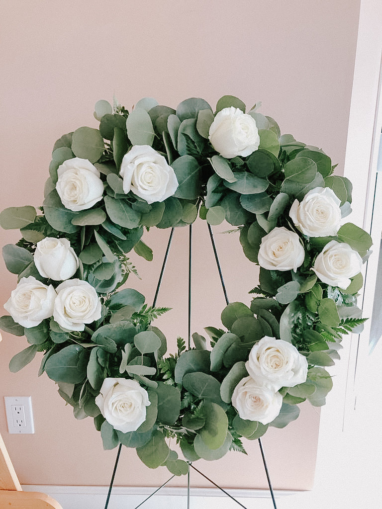 Funeral Wreath Arrangement Samples – Bloom Floral