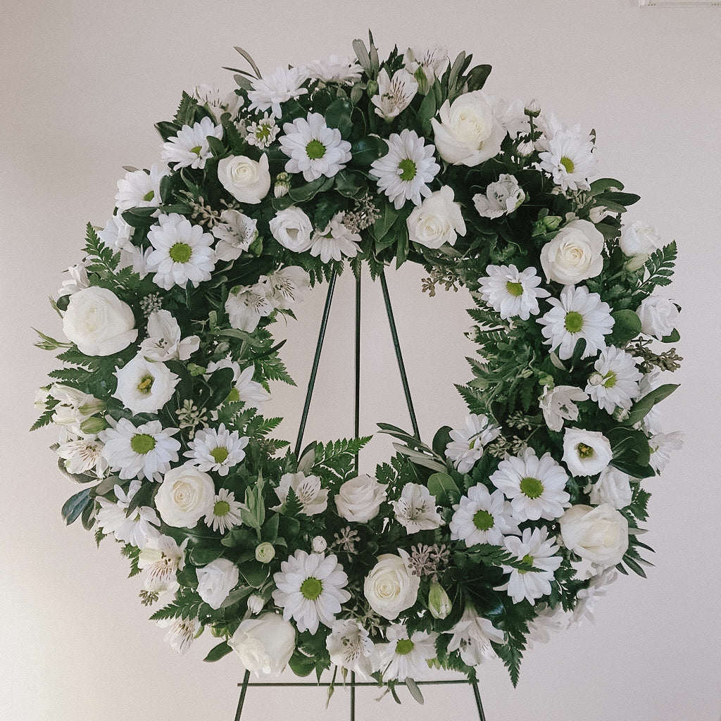 Funeral Wreath Arrangement Samples – Bloom Floral
